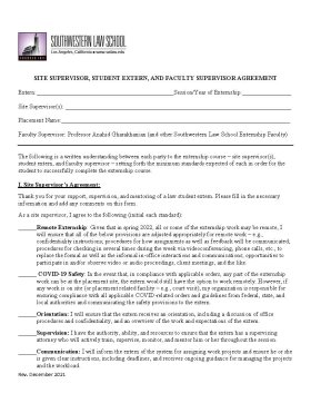 Externship Program | Southwestern Law School